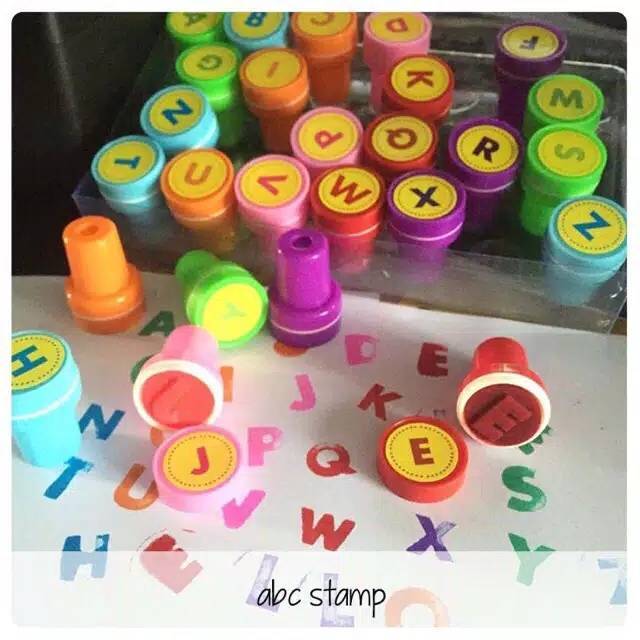 Jual Stempel Huruf - Alphabet Stamp - Letters - Cap Hadiah Reward ...