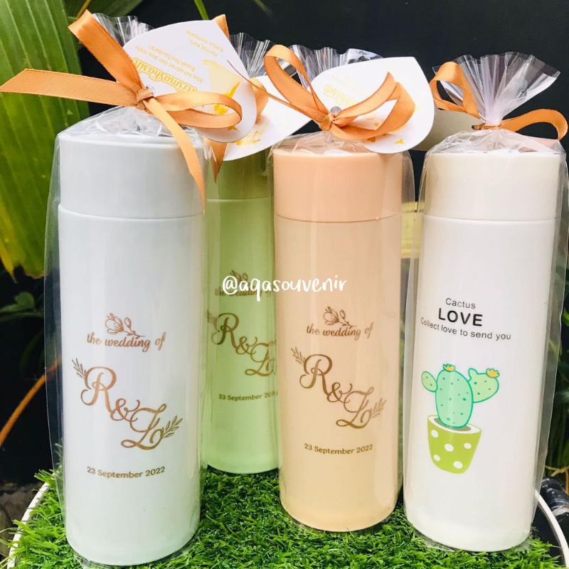 Jual SOUVENIR BOTOL KAKTUS CUSTOM KEMAS PLASTIK / SOUVENIR TUMBLER ...