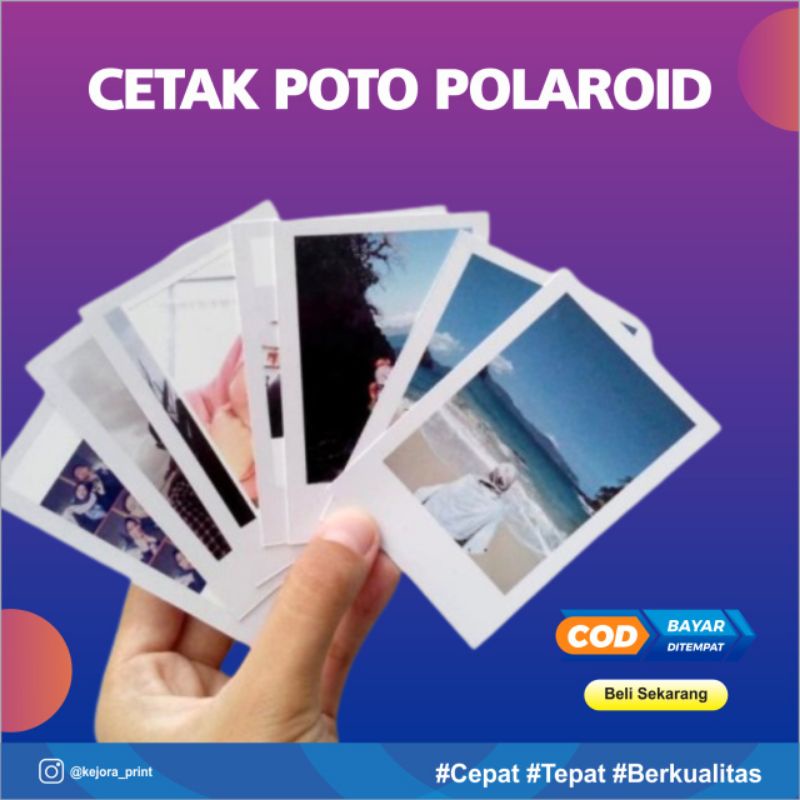 Jual CETAK POTO POLAROID 25PCS MURAH | Shopee Indonesia