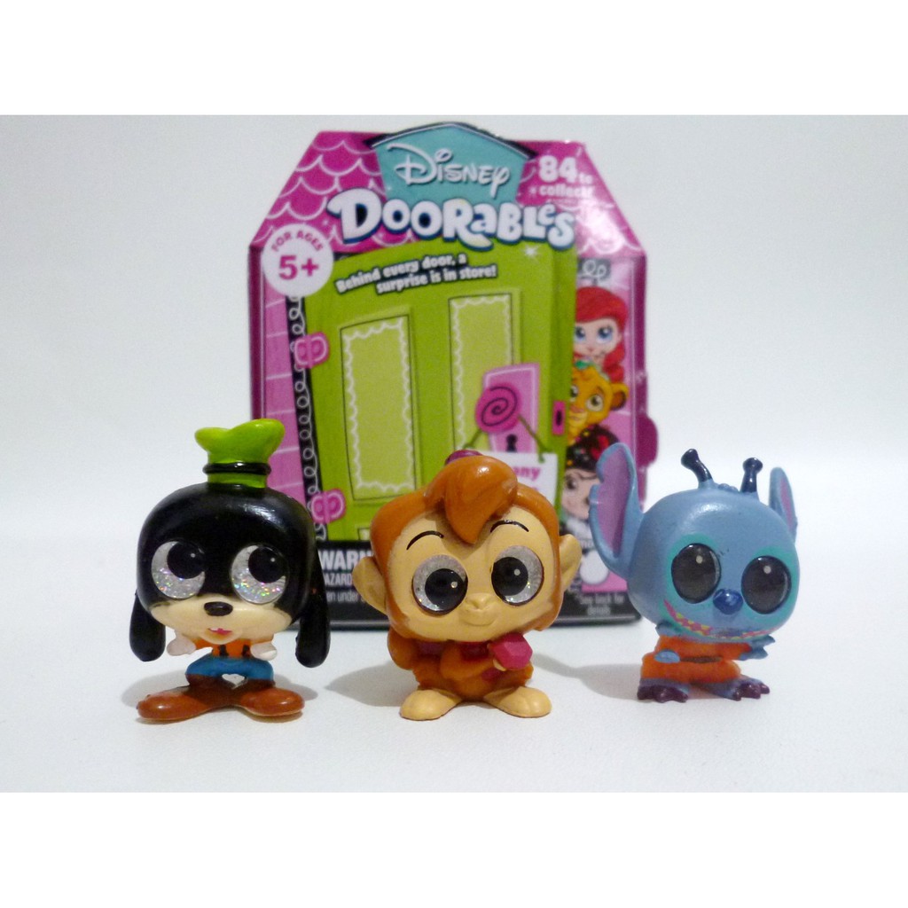 Jual Action Figure Disney Doorables Goofy Abu Aladdin Stitch Original ...