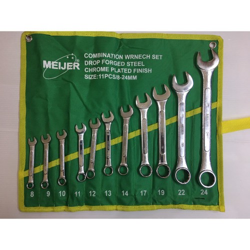 Jual MEIJER KUNCI RING-PASS SET/ COMBINATION WRENCH SET SIZE : 8- 24 MM ...
