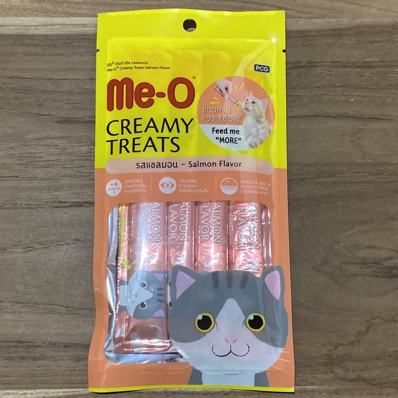 Jual Meo Creamy Treats Salmon Snack Makanan Kucing isi 4pcs | 15gr x ...