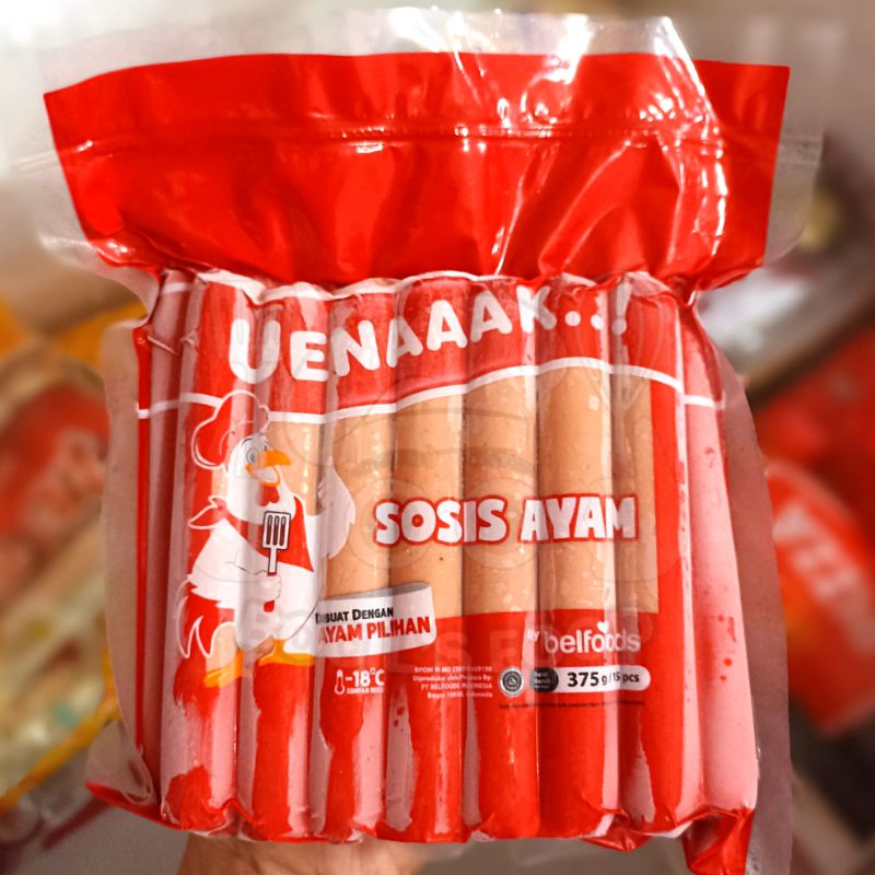 Jual Belfoods Sosis Ayam 375g/Mabell Sosis Ayam 375g/Sosis Ayam Mabell ...
