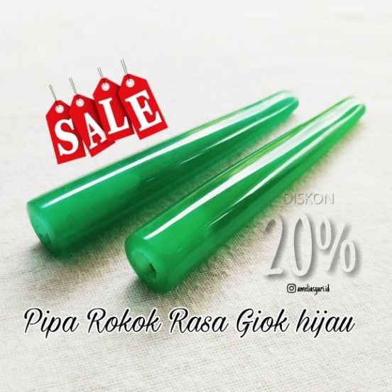Jual PIPA ROKO CANGKLONG RASA GIOK HIJAU GARUT SINTETIS SUPER | Shopee ...