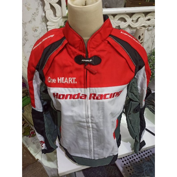 Jual JAKET HONDA RACING TEAM ORIGINAL + Full Body Protektor | Shopee ...