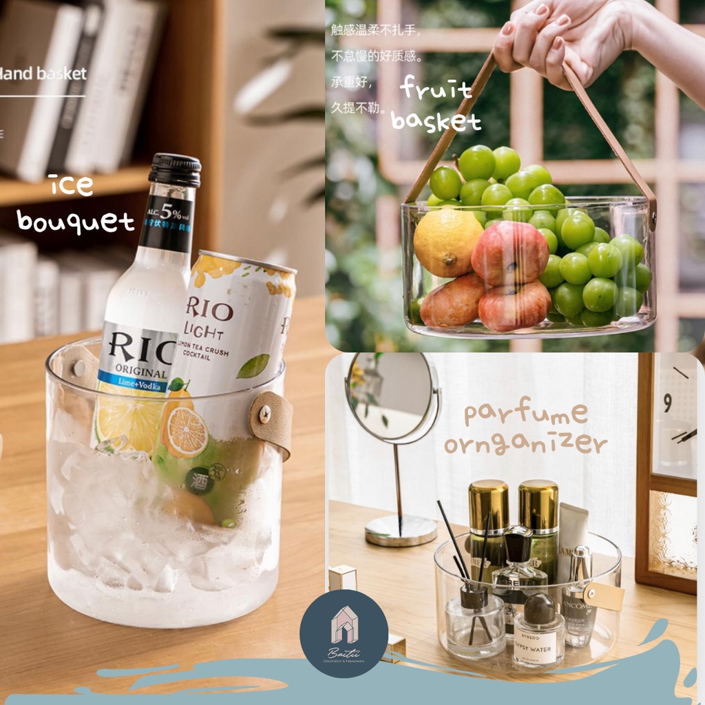 Jual BAITII - ICE BOUQUET/PICNIC BASKET ACRYLIC/ BASKET AESTHETIC ...