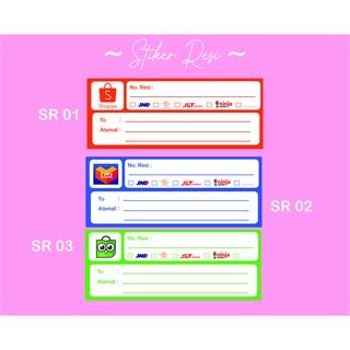 Jual Stiker Label Resi - Stiker Resi Costum | Shopee Indonesia