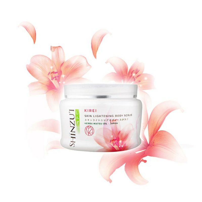 Jual Shinzui skin lightening body scrub Kirei 200g | Shopee Indonesia