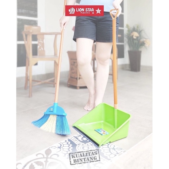Jual DP-5 Sigma Dustpan Pengki JUMBO Lionstar Skop Sampah Plastik ...