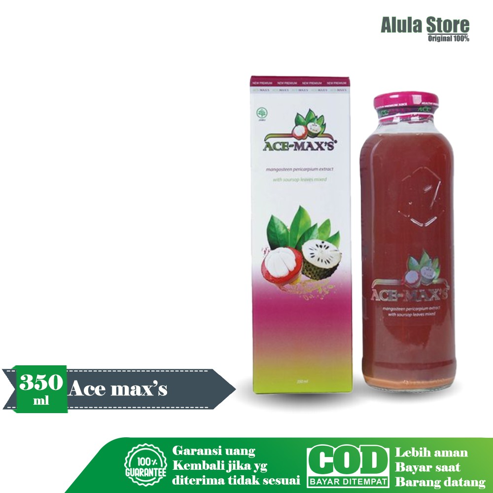 Jual JUS MANGGIS SIRSAK MANGOSTEEN MANGOSTANA JUS ACE MAXS ACE MAX ORIGINAL 100% ISI 350ML ...