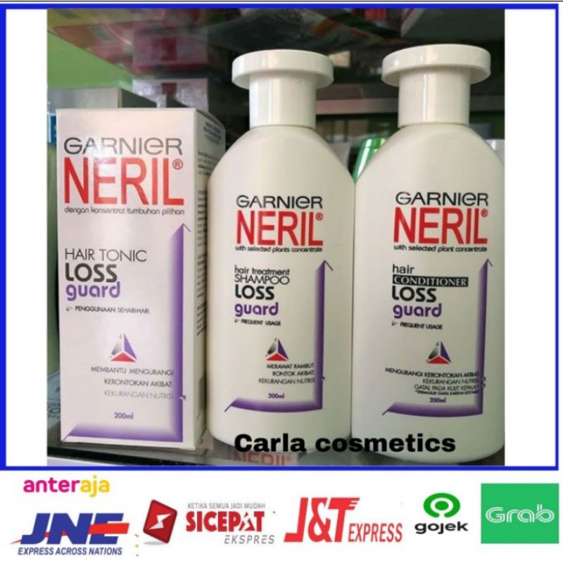 Jual paket lengkap GARNIER NERIL SHAMPOO , CONDITIONER & Hair tonic 200 ...