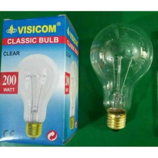 Jual Visicom Classic Bulb 200 watt lampu Bolam 200W Visicom bolam pijar ...