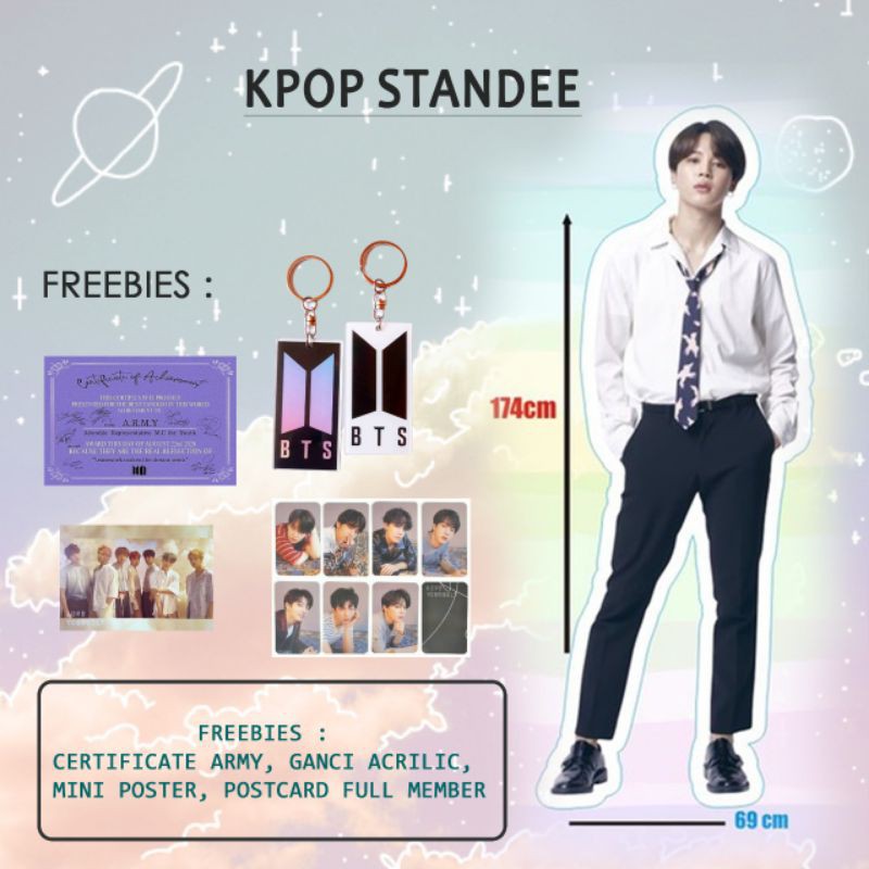 Jual Kpop Standee - BTS Standee TEMPAH STANDEE HUMAN Indonesia|Shopee ...