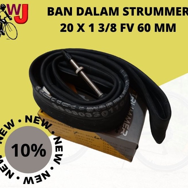 Jual BAN DALAM 20 X 1 3/8 STRUMMER BY KENDA 20 PLUS FV 60 MM ORIGINAL SELI SEPEDA LIPAT MINION ...