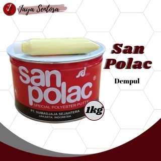Jual Dempul San Polac 1kg + Obat Dempul Set | Shopee Indonesia