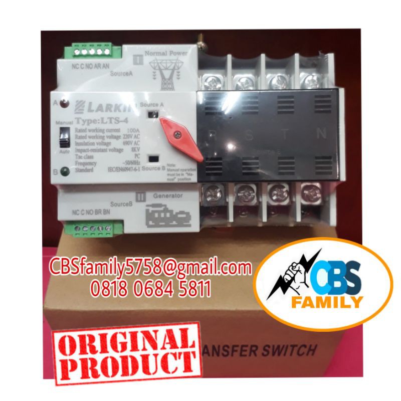 Jual Ohm Saklar / COS ( Change Over Saklar ) merk Larkin type LTS-4P | Shopee Indonesia