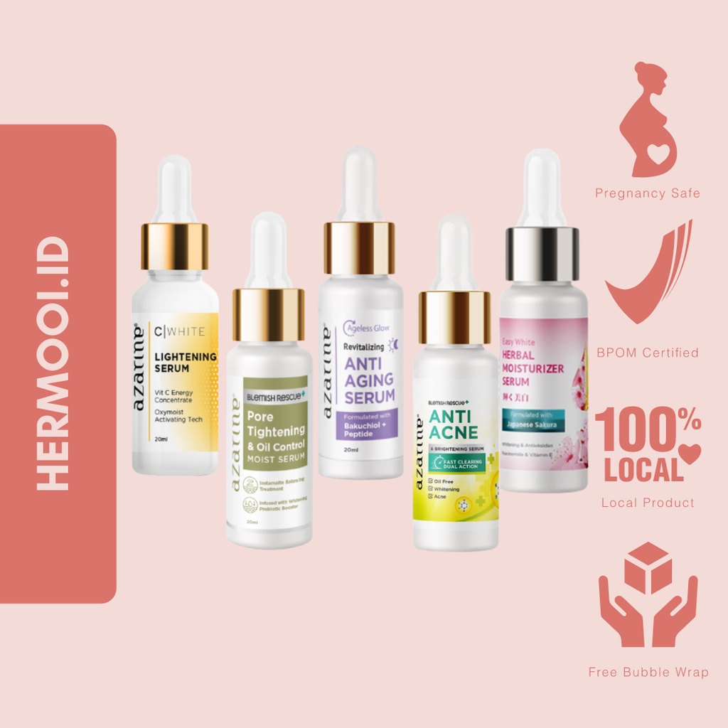 Jual Azarine Serum Series 20ml (C White, Pore Tightening, Revitalizing ...