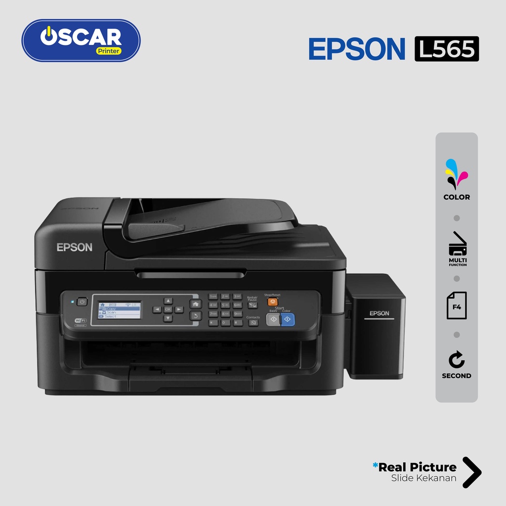 Jual Printer Warna EPSON L565 WiFi ADF Scan Copy | Nozzle Full | Shopee ...