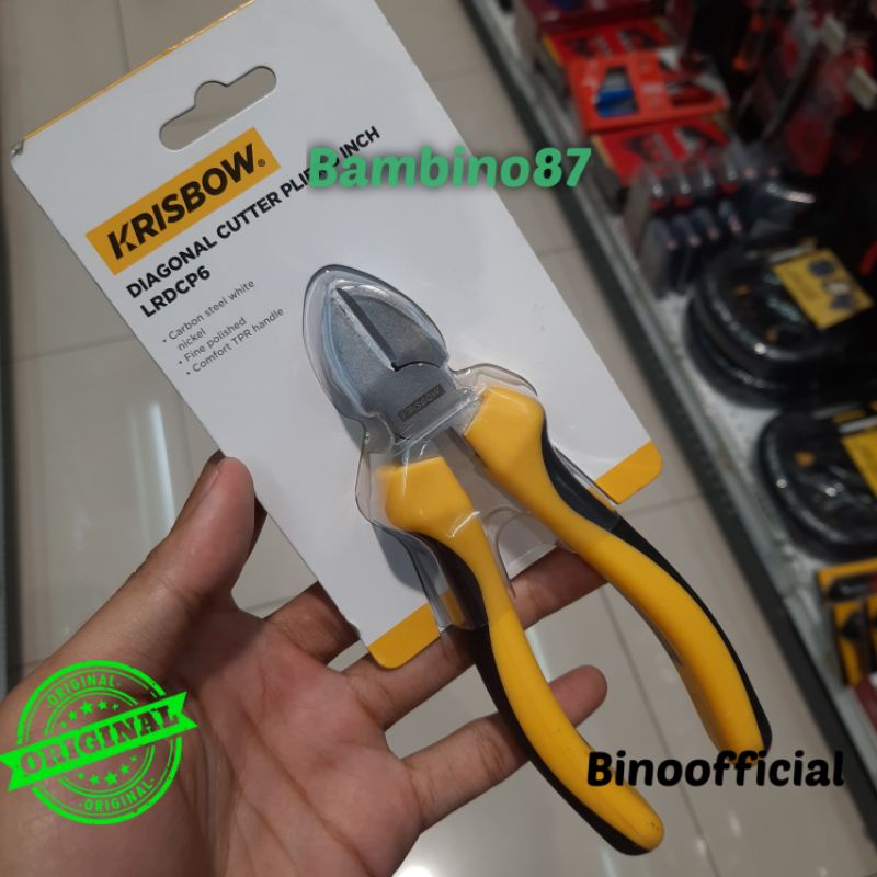 Jual Tang Potong Diagonal 15 Cm / Tang Potong Cutting 6 Inch - Kuning ...