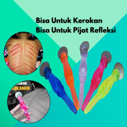 Jual Alat Kerikan Koin & Totok 2in1 Kerokan Masuk Angin Kerik Pijat ...