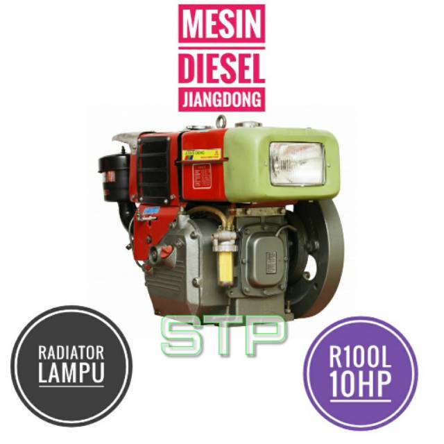 Jual Mesin diesel R100L Radiator Lampu JIANGDONG | Shopee Indonesia