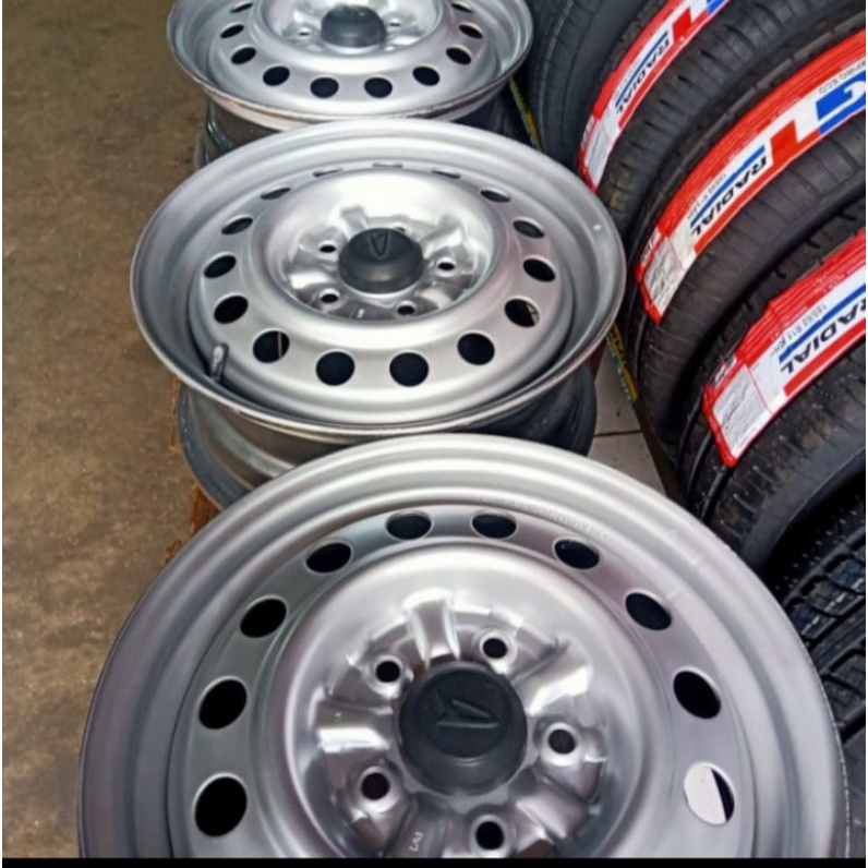 Jual velg kaleng Ring 15 pcd 5 x 114 lebar 6 inchi Toyota hilux Indonesia|Shopee Indonesia