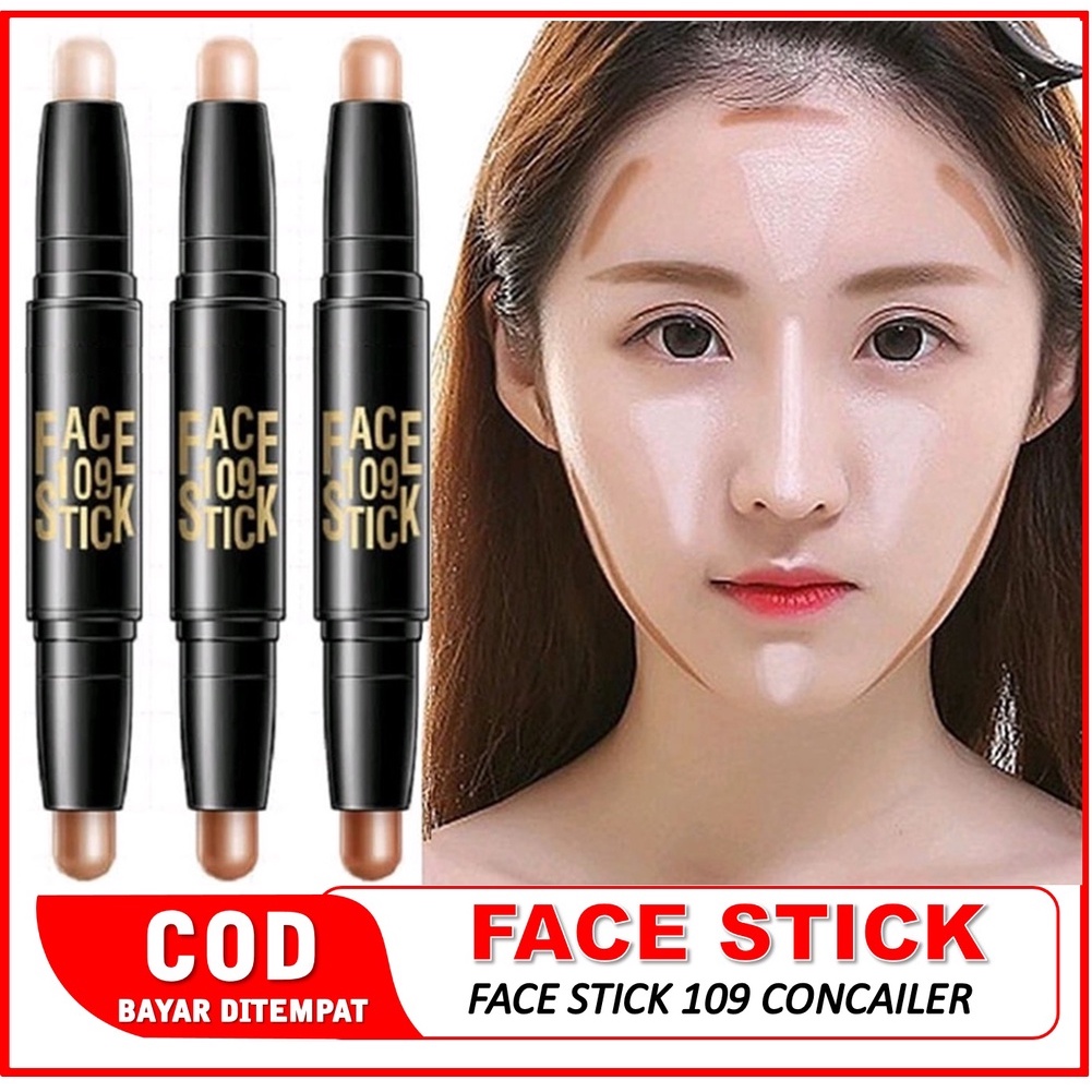 Jual FACE STICK 109 CONCEALER & CONTURE WAJAH 100% ORIGINAL TAHAN AIR Colour Geometry Face Stick ...