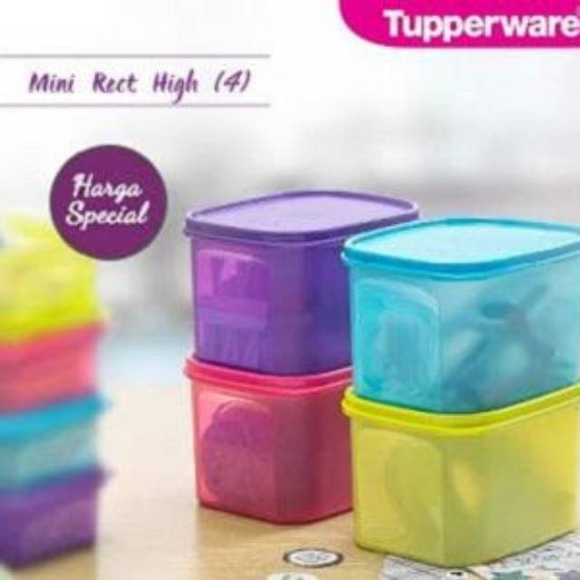 Jual Mini Rectangular High Tupperware Indonesia|Shopee Indonesia