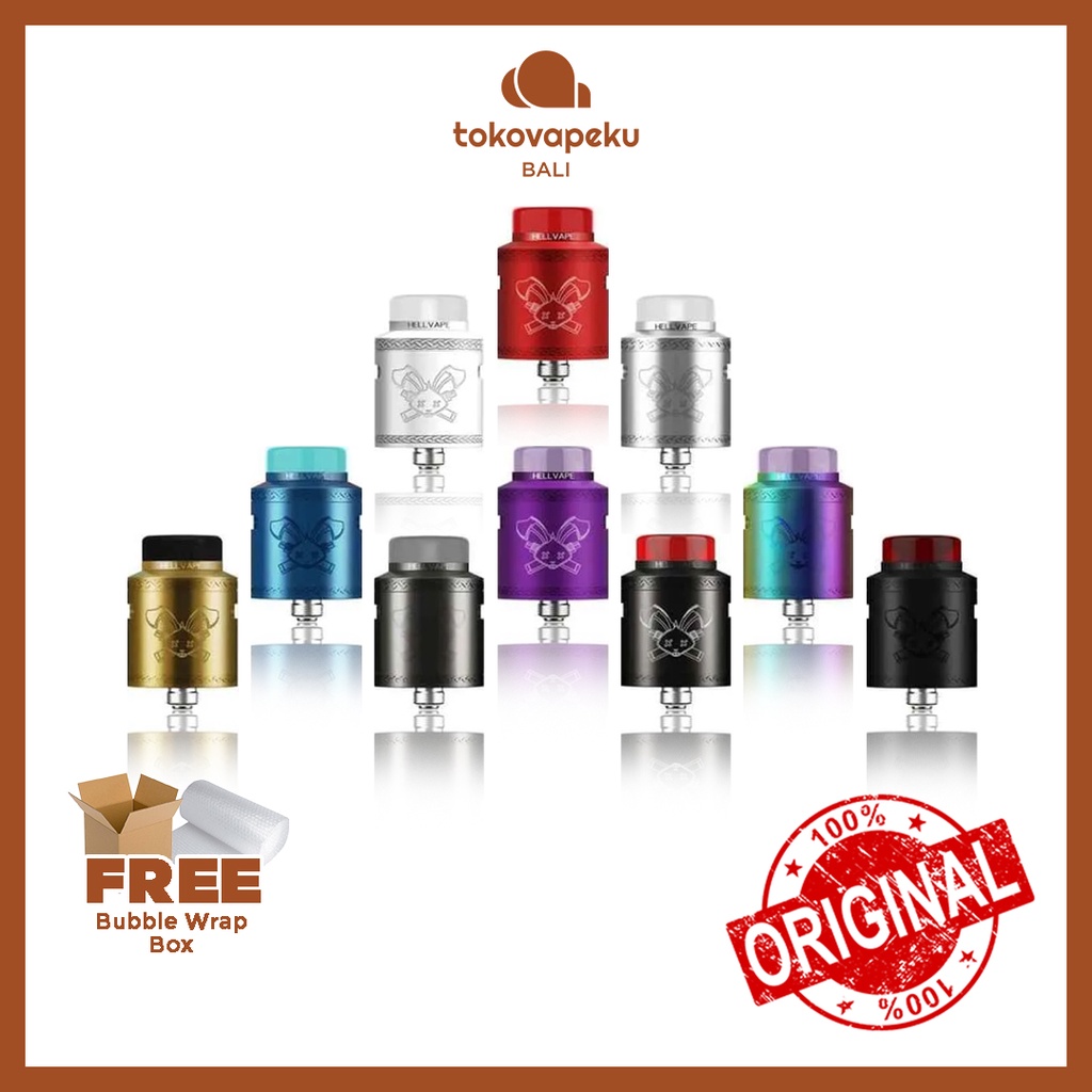 Jual DEAD RABBIT V2 RDA DEAD RABBIT 24MM AUTHENTIC by HELLVAPE | Shopee ...