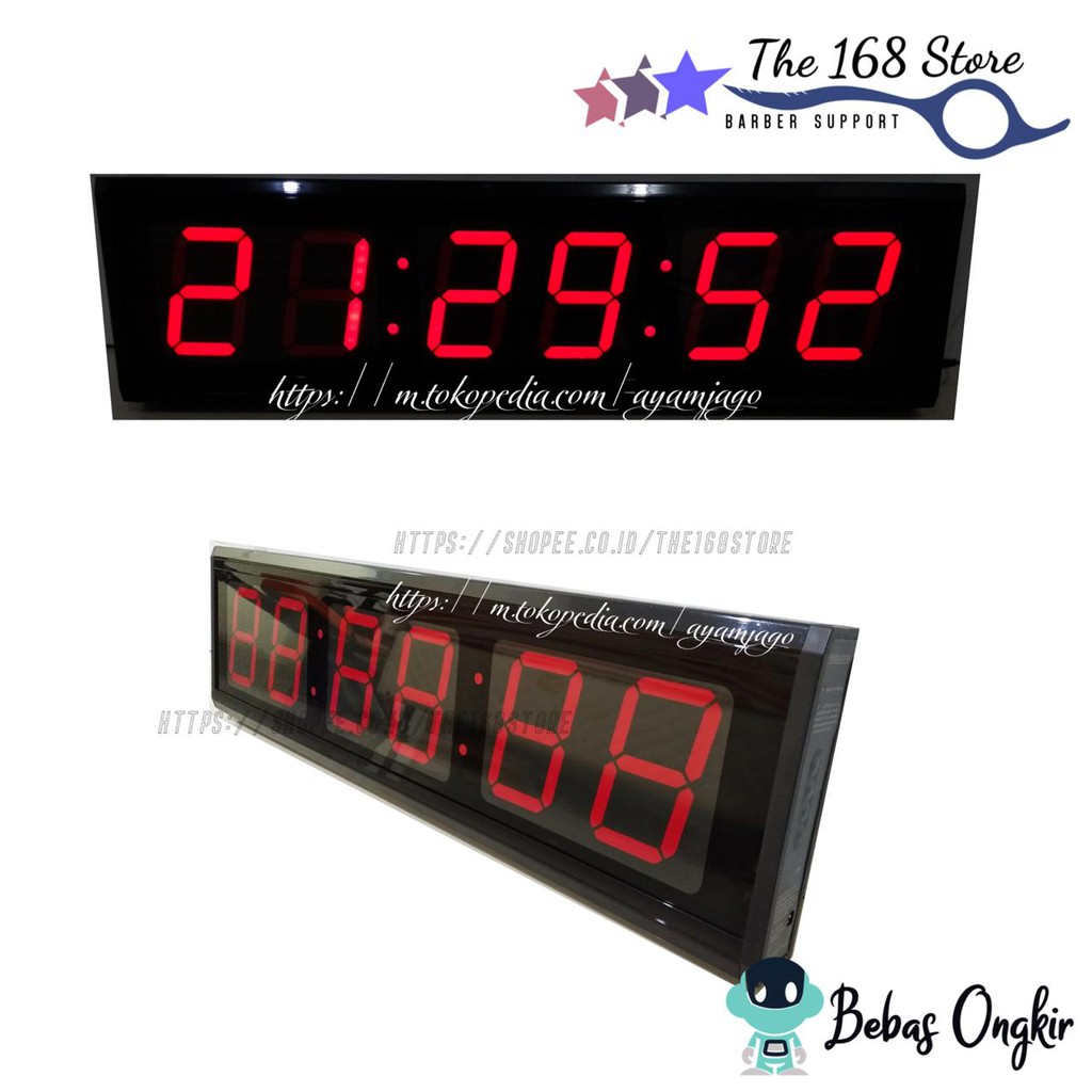 Jual Jam Led Digital Clock Stopwatch Countdown Countup Timer