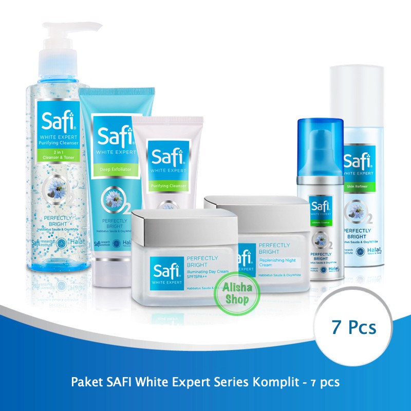 Jual Paket SAFI White Expert Series Komplit - 7 pcs | Shopee Indonesia