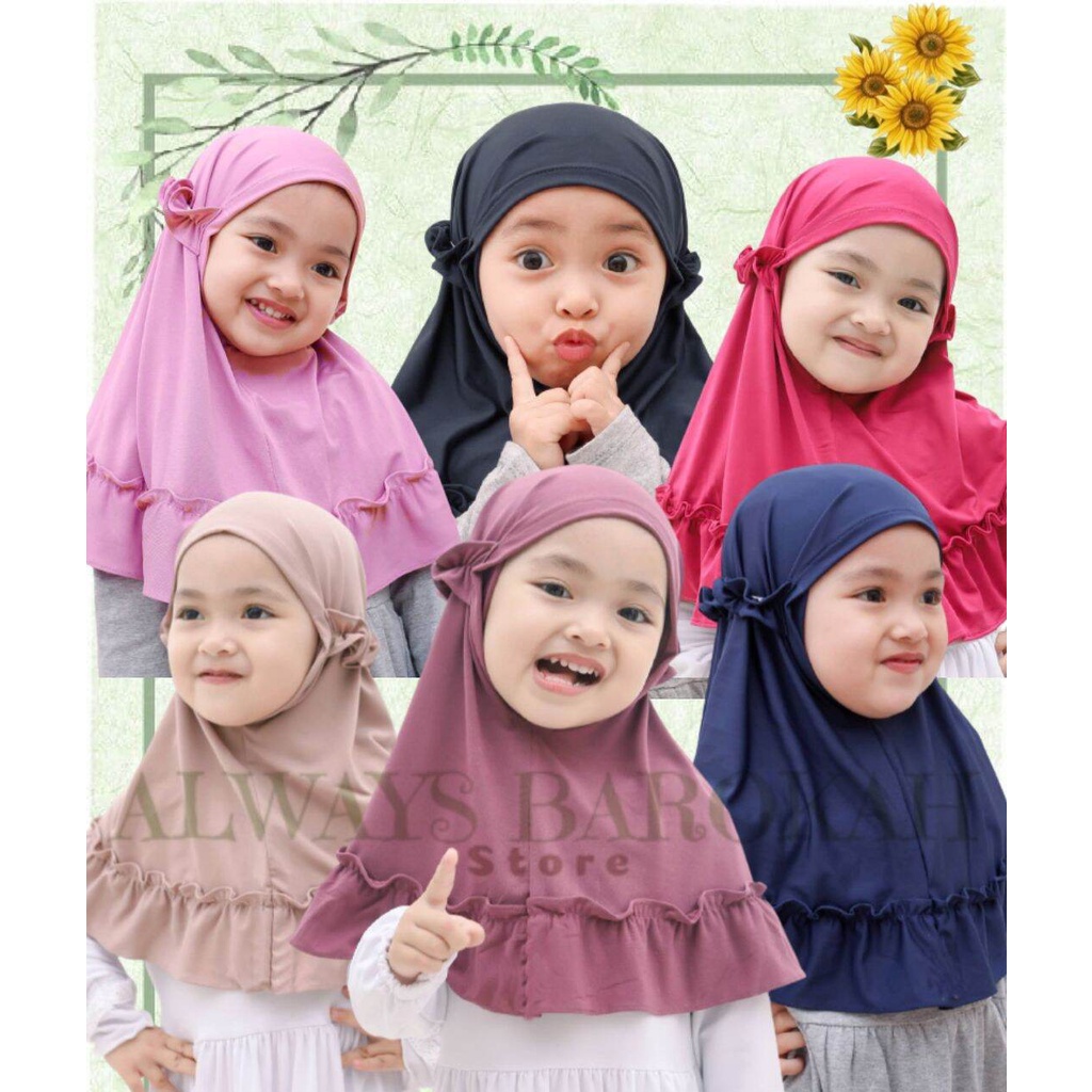 Jual Kerudung krudung jilbab hijab instan ank Anak sekolah sd tk paud Perempuan terbaru 2022 ...