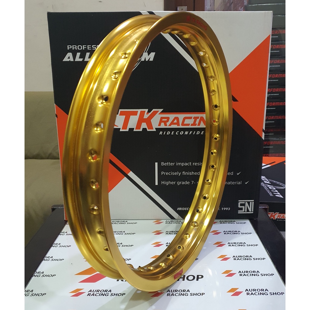 Jual Velg TK Bright 17 x 185 Hole 36 warna Gold | Shopee Indonesia