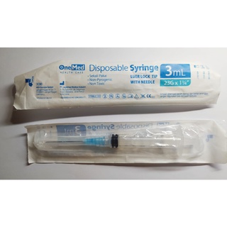 Jual SPUIT / SPET / JARUM SUNTIK UKURAN 1 CC 3 CC 5 CC MERK ONEMED ...