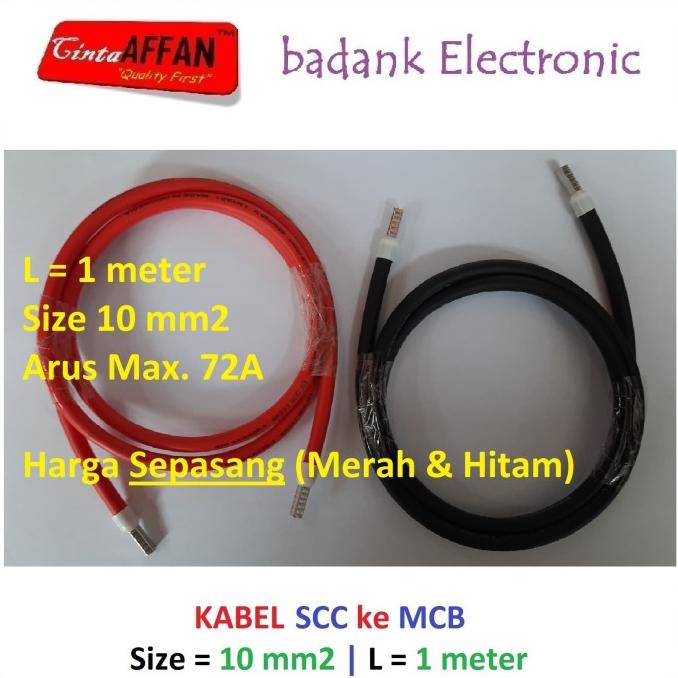Jual favorit] Kabel 10 mm2 Solar Controller SCC ke MCB Solar Panel ...