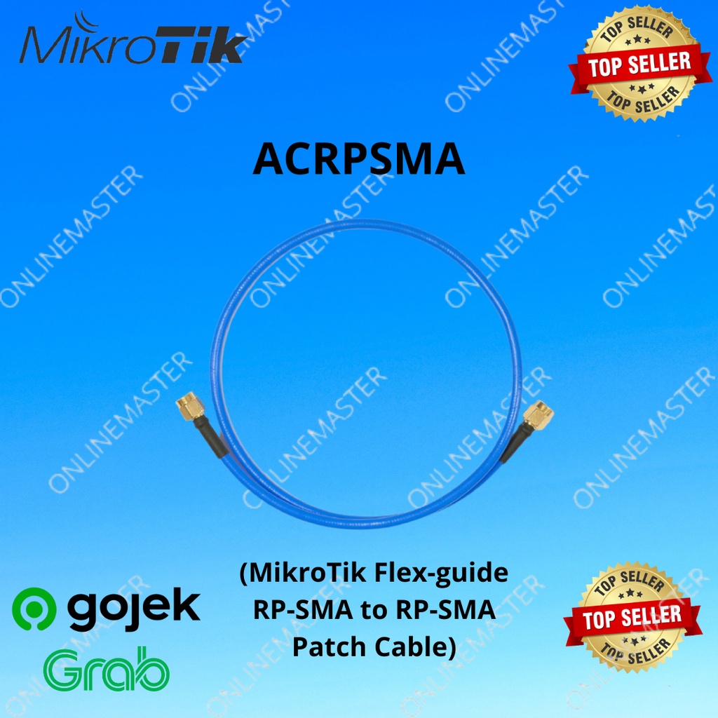 Jual ACRPSMA (MikroTik Flex-guide RP-SMA to RP-SMA Patch Cable ...