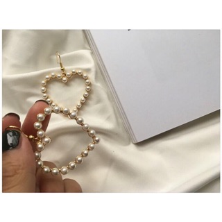 Jual ANTING LOVE MUTIARA ELEGAN MEWAH ANTING FASHION ALA KOREA ANTING ...