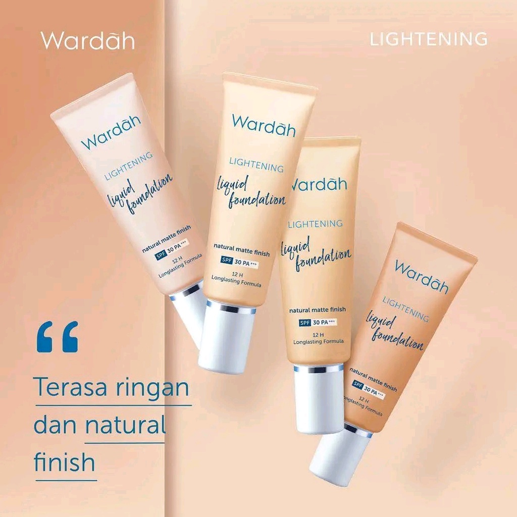 Jual WARDAH LIGHTENING LIQUID FOUNDATION | Shopee Indonesia