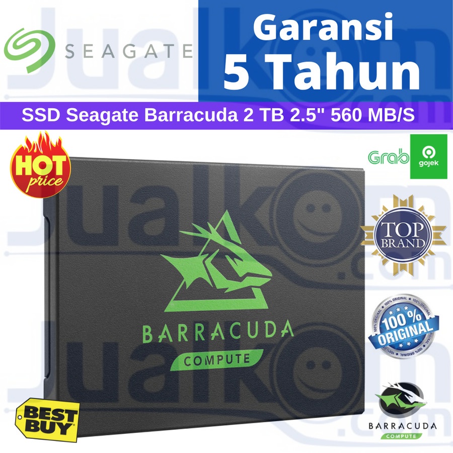 Jual Seagate SSD BarraCuda 120 2TB 2 TB 2.5 '' SATA III | Shopee Indonesia