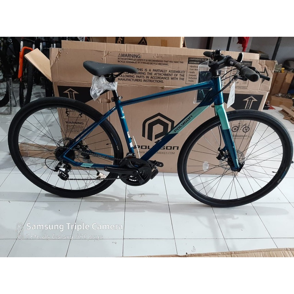 Jual SEPEDA HYBRID 700C POLYGON PATH 2 GREEN BARU GARANSI RESMI ...