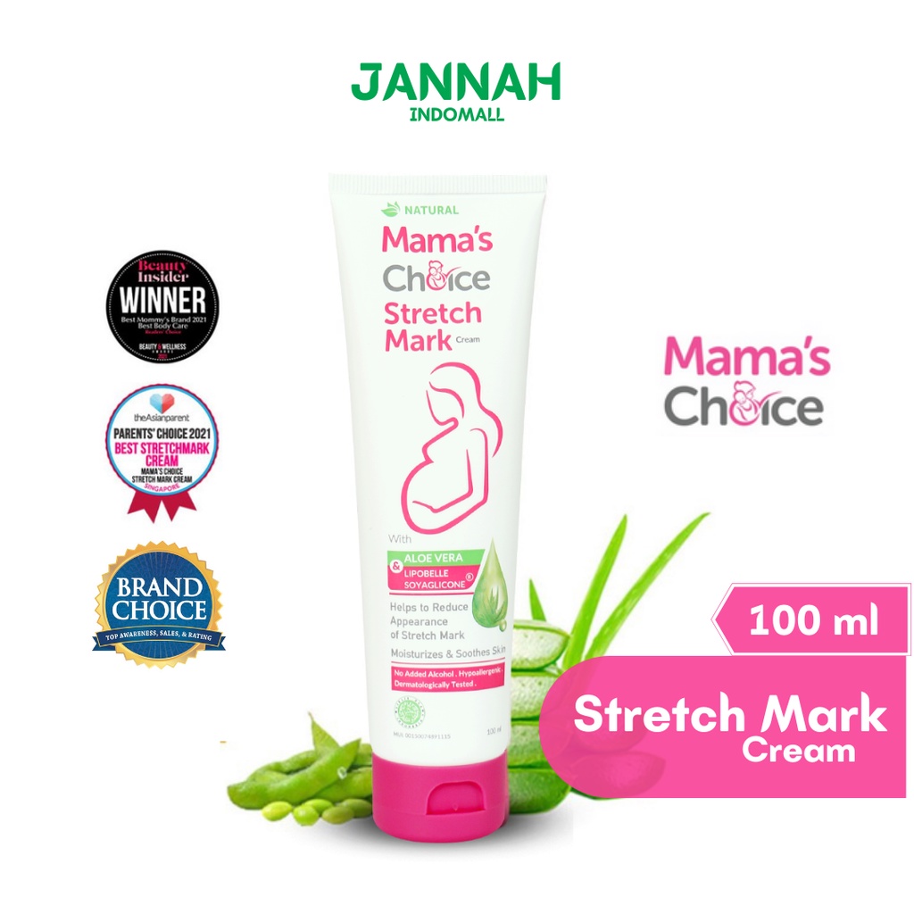 Jual Strech Mark Cream 100ml by Mama’s Choice strechmark ibu hamil ...