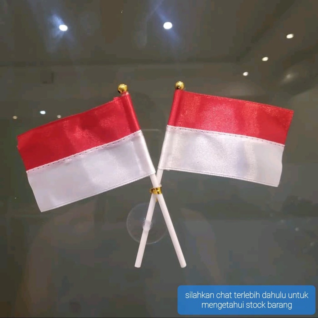Jual BENDERA MERAH PUTIH KECIL KAIN MOBIL ISI 2 KEMERDEKAAN - BENDERA ...
