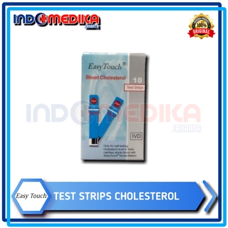 Jual STRIP KOLESTEROL EASY TOUCH - EasyTouch Blood Cholesterol - Stik ...