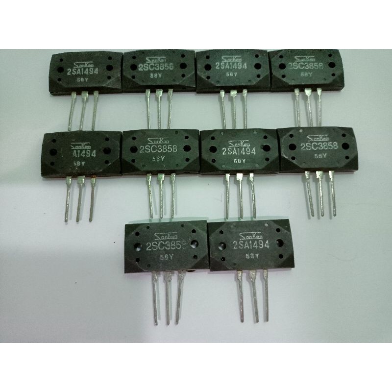 Jual TRANSISTOR POWER 2SA1494/2SC3858, SESUAI GAMBAR (KUALITAS BAGUS ...
