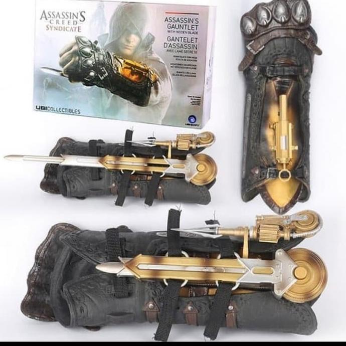 Jual Hidden Blade Creed Assasin Syndicate Assassin Gauntlet Real Size ...