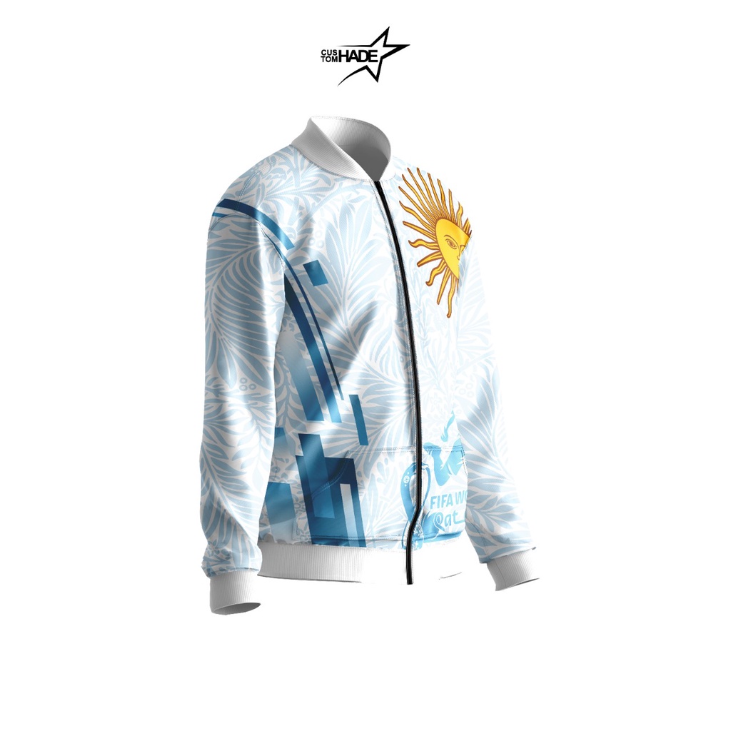 Jual Jaket Bomber Piala Dunia Qatar 2022 Custom Fullprint Pria Wanita ...