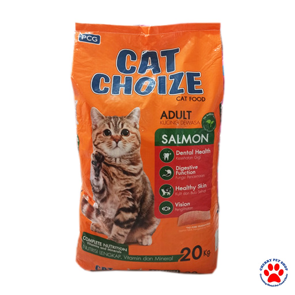 Jual CAT CHOIZE ADULT SALMON KEMASAN 20KG | Shopee Indonesia