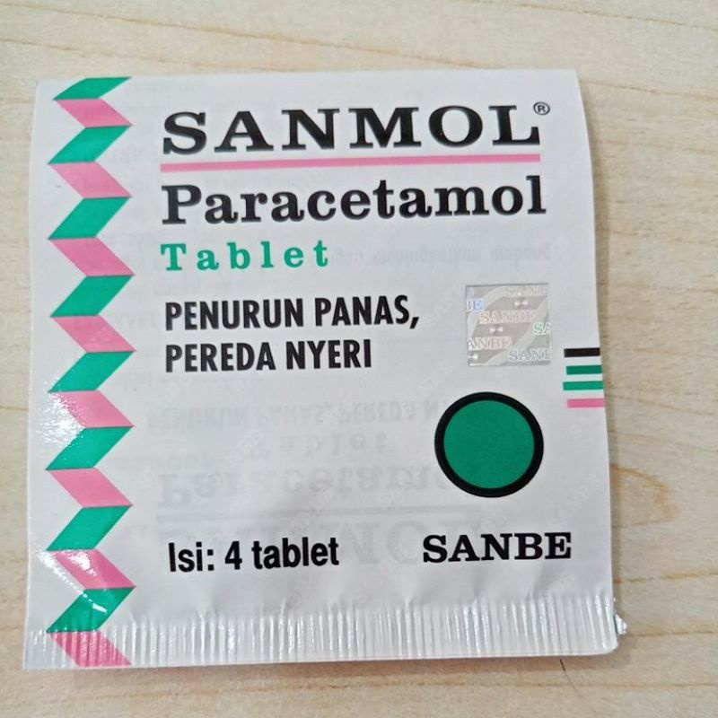 Jual Sanmol tablet/paracetamol/obat panas/demam/sakit kepala/sakit gigi ...