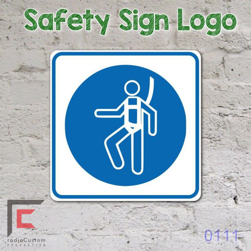 Jual RadjaCustom Safety Sign Simbol Label Petunjuk K3 EESH - Wajib ...