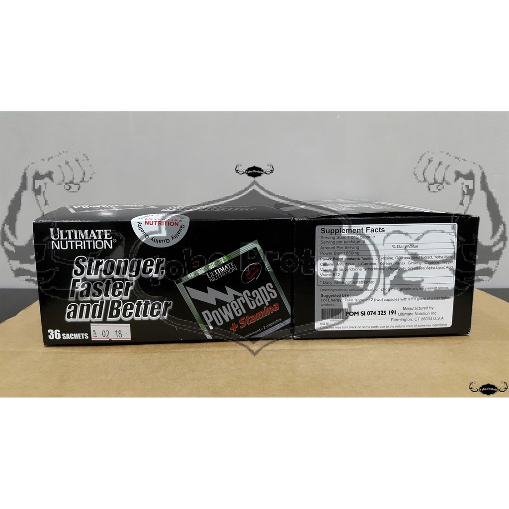 Jual ULTIMATE Power Caps Box 72 Capsule 36 Sachets 72 cap caps power ...